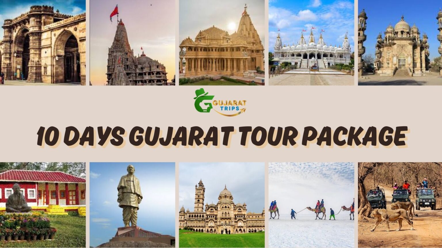 10 Days Gujarat Tour Package – Every Location Has Something Special ...